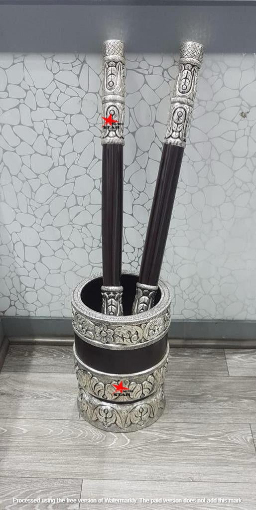 German Silver Rolu Rokali Set | Traditional Pooja Accessory – Nutristar