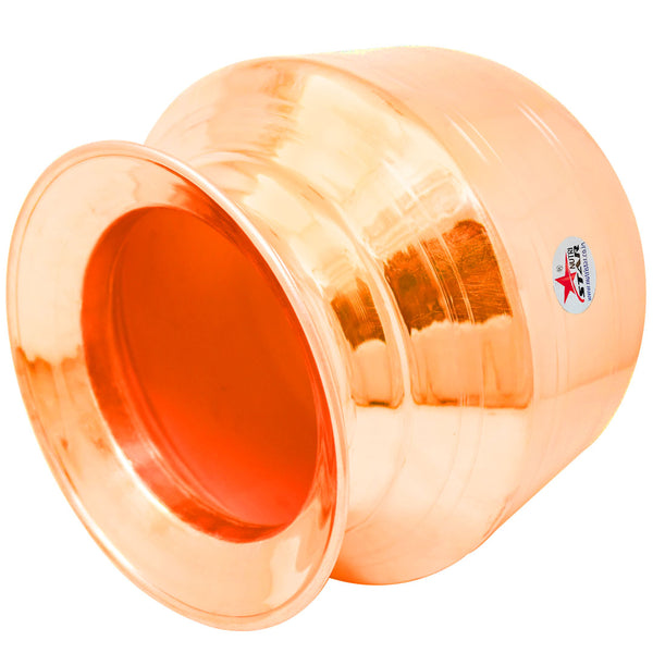Copper Water Pot (Kagu/Ghada), Tamba Matka – Durable Storage Container ...