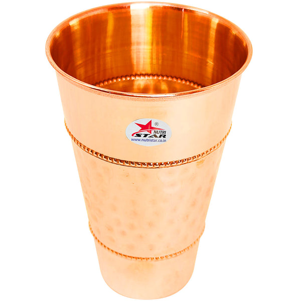 Copper Glass, Lassi Glass, Tumbler Glass, Capacity 500ML – Nutristar