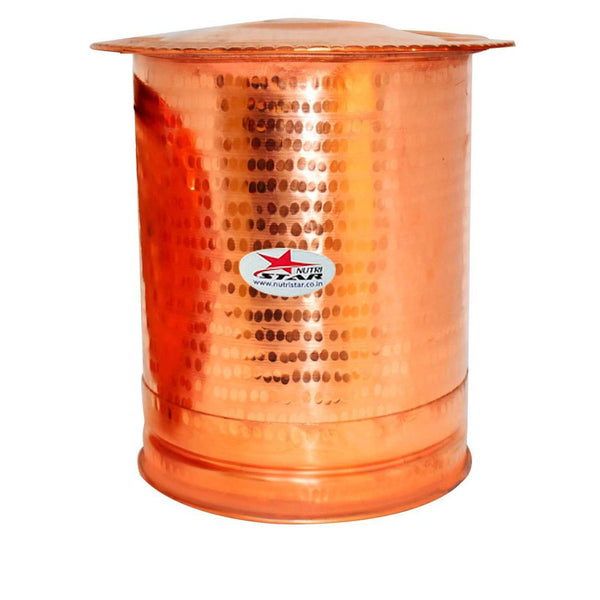 Copper Water Tank with Lid | Copper Water Tank Online – Nutristar