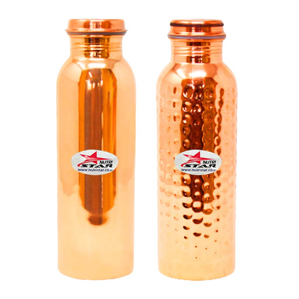 Copper Bottle 1 liter, Buy Pure Copper Water Bottle Online at Best ...